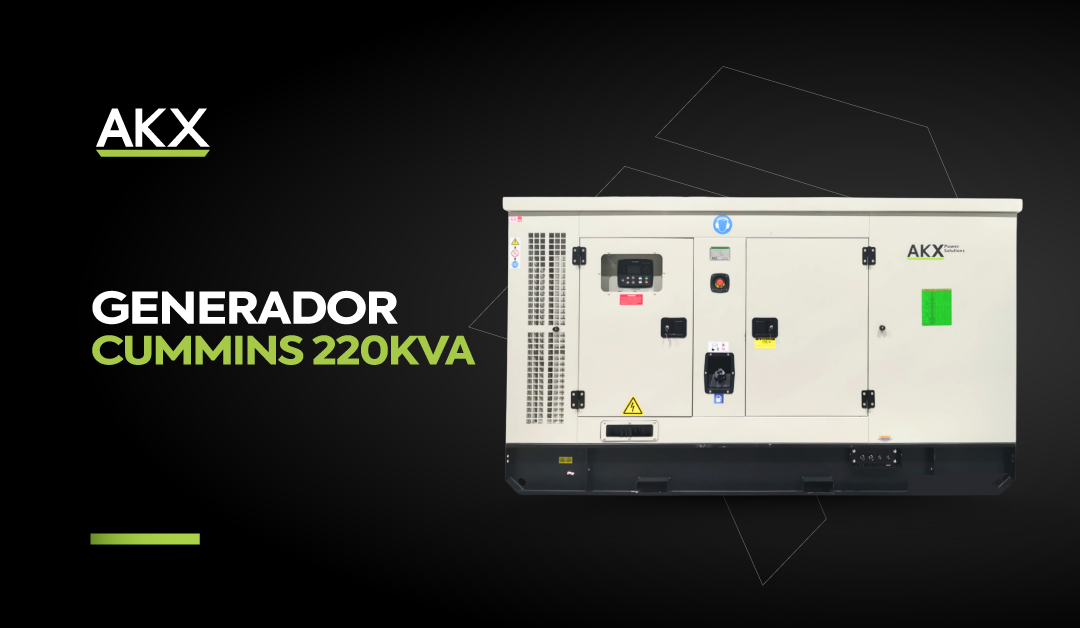 Características clave Generador eléctrico 220 KVA Cummins