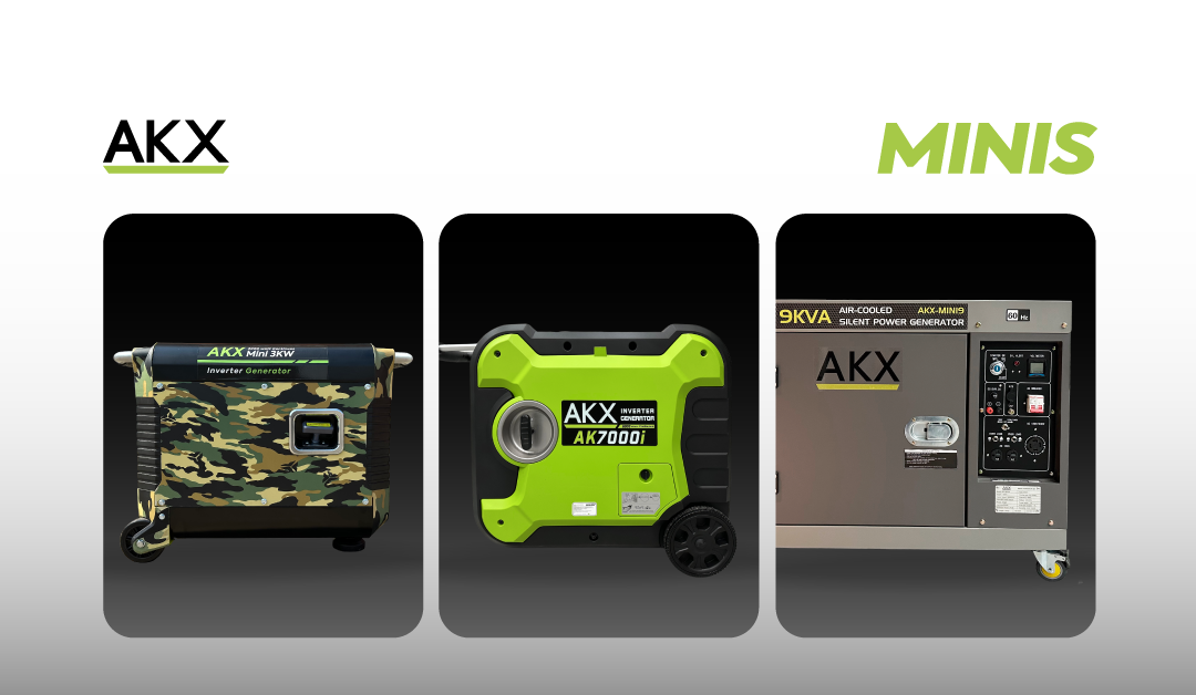 AKX - Minis pero poderosos: Conoce estos generadores AKX